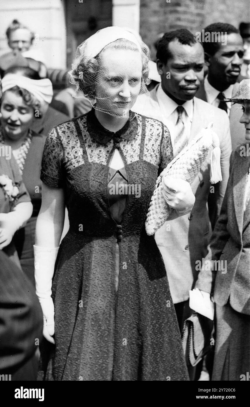 Seretse Khama and wife at Driberg Wedding. Seretse Khama, exiled ...