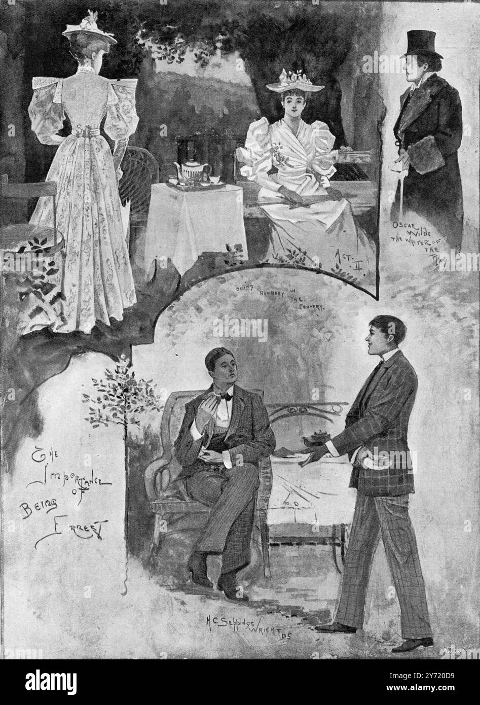 The Importance of Being Earnest A new play by Oscar Wilde at the St ...