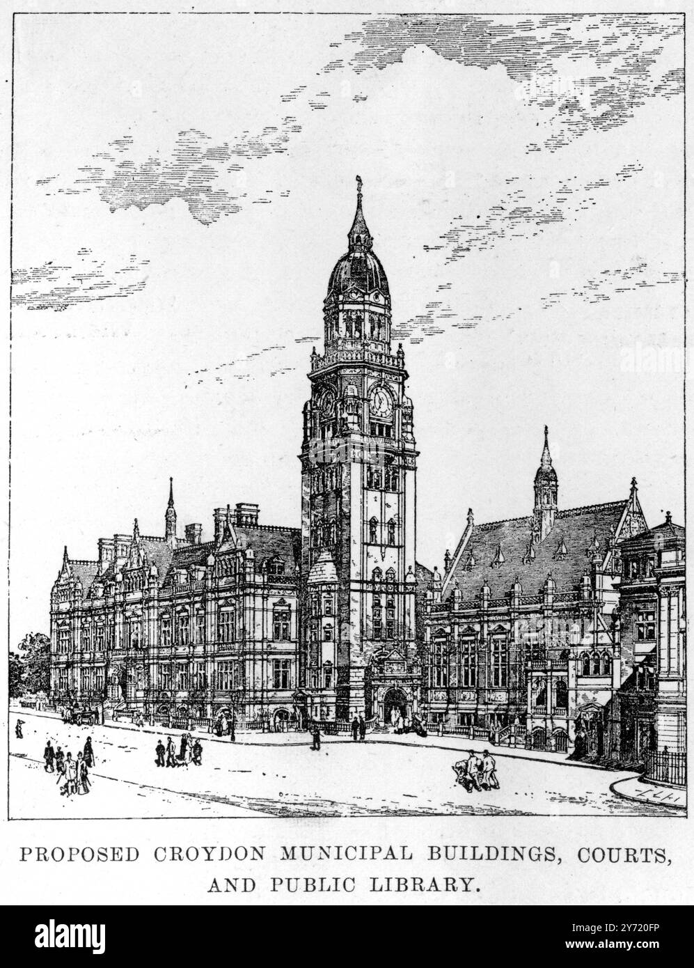 Croydon courts Black and White Stock Photos & Images - Alamy