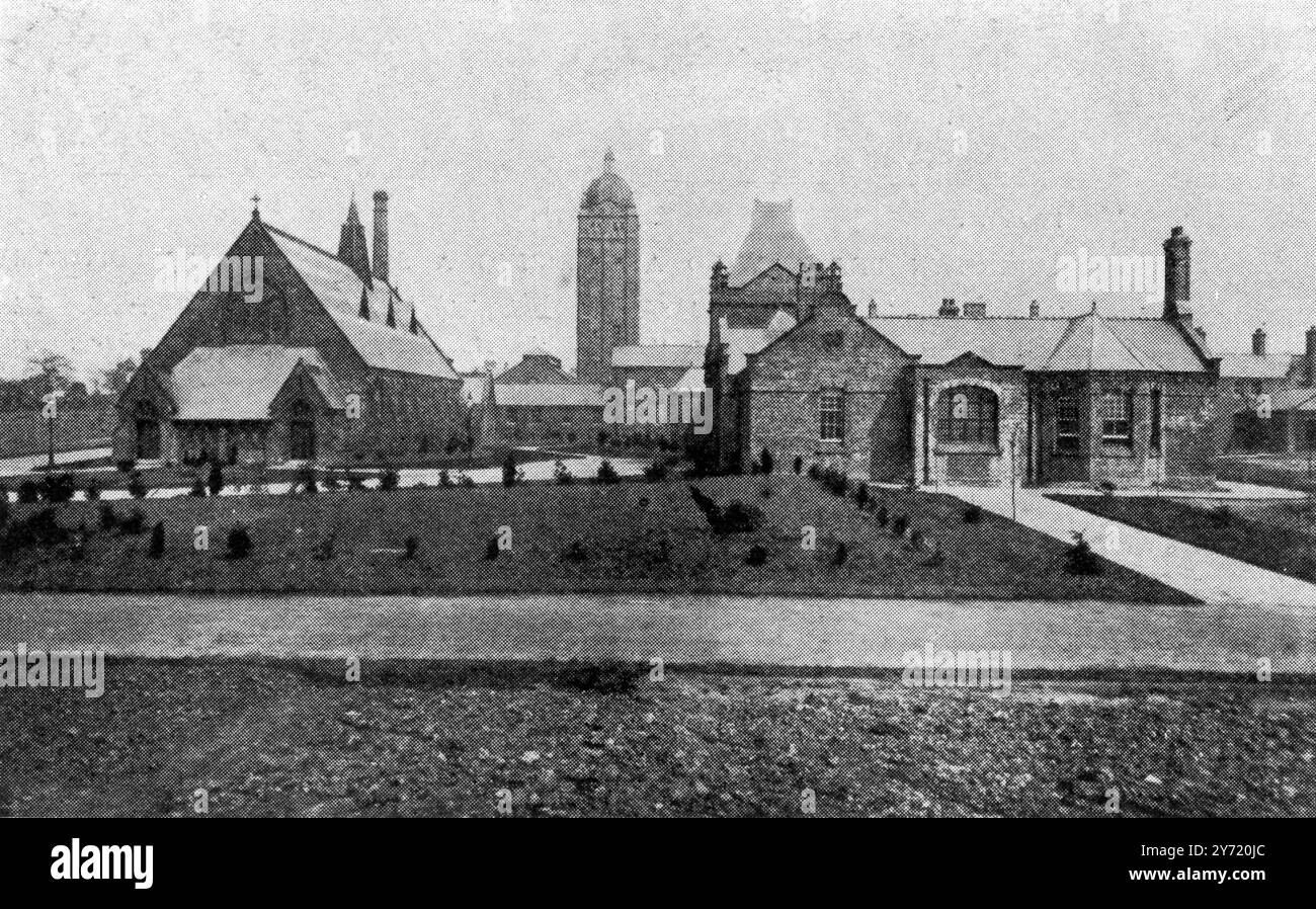 The opening of a new Aslyum near Birmingham. Hollymoor Asylum, which ...