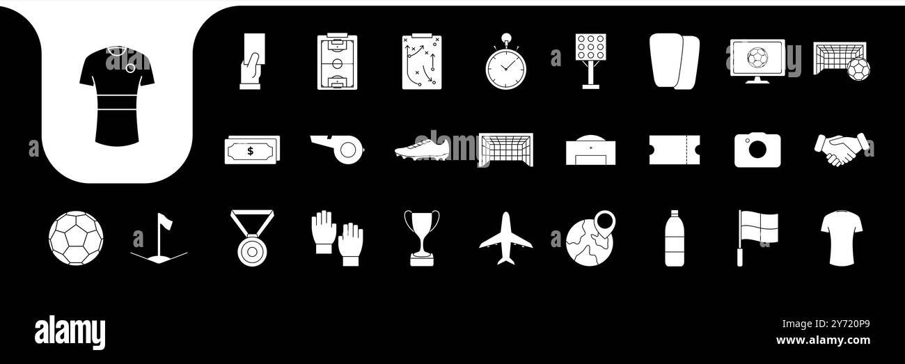 football icon set collection design vector Stock Vector Image & Art - Alamy