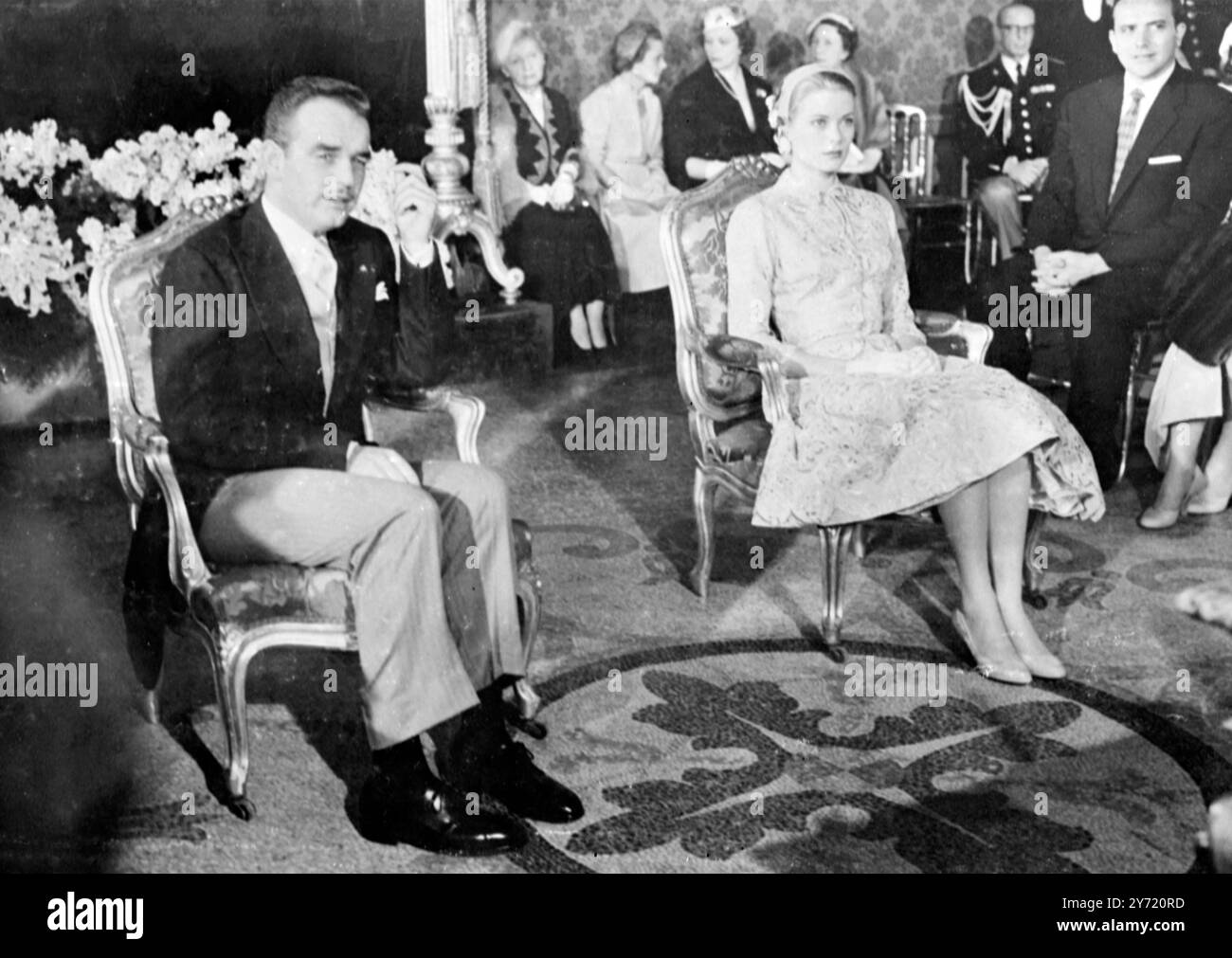 Grace Kelly becomes her Serene Highness Princess Grace of Monaco A ...
