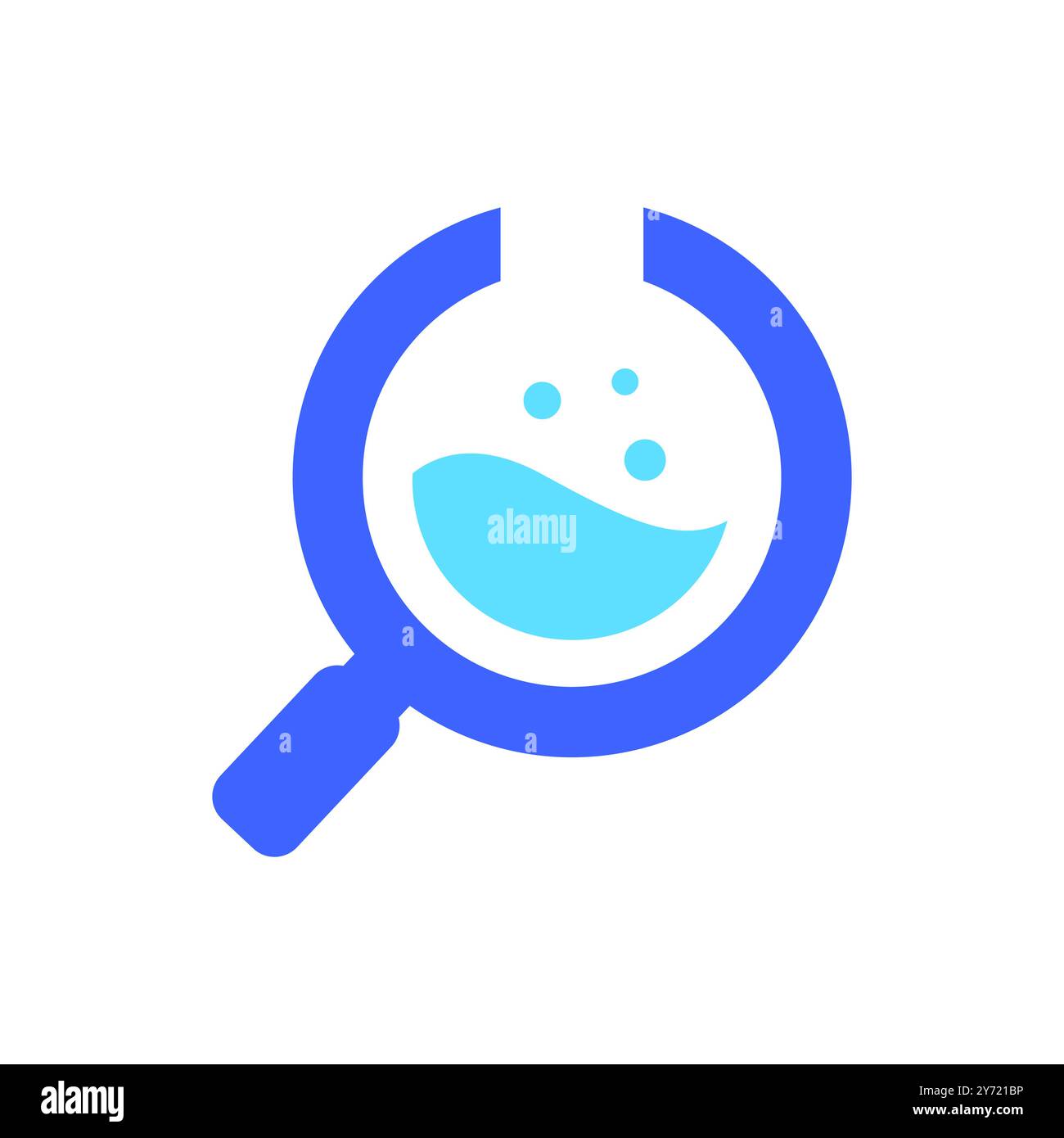 Science water logo Stock Vector Images - Alamy