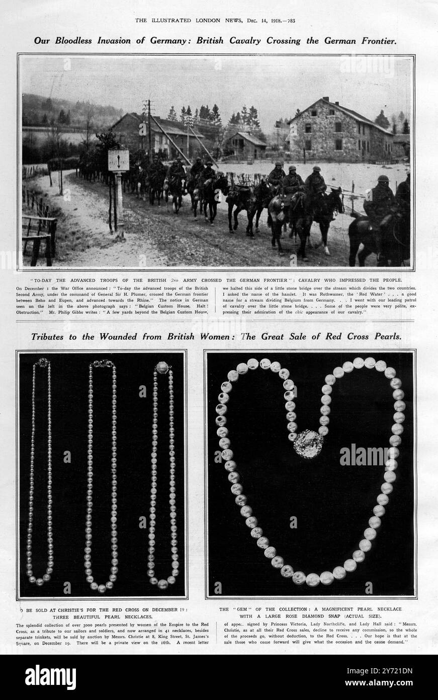 Illustrated London News from 14 December 1918 Tributes to the Wounded ...