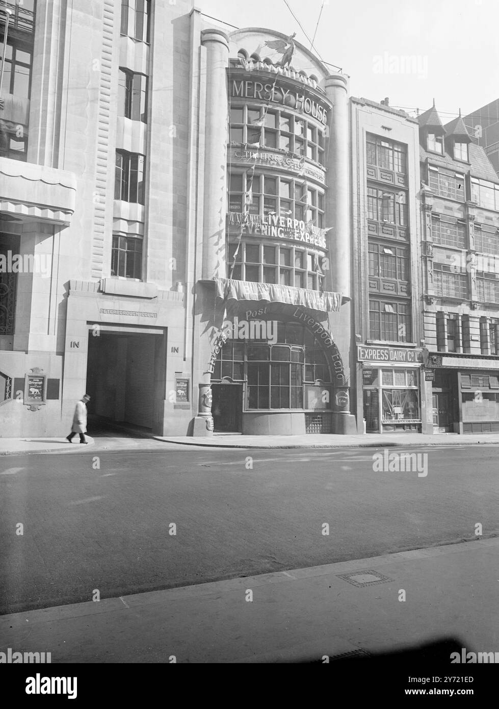 Mersey House , Fleet Street , London . The London offices of the ...