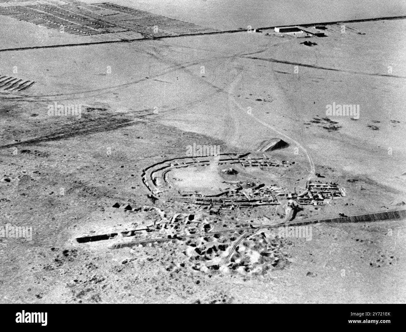 The Sumerian Temple at Khafaje - Nearly 5000 Years oldAerial view of ...