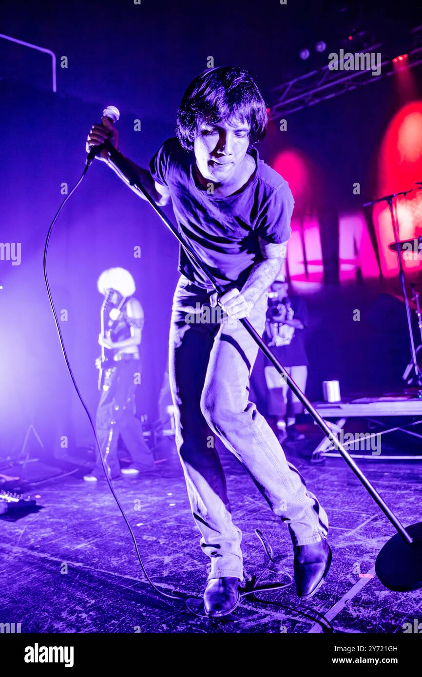 Milan, Italy. 26th Sep, 2024. The American singer songwriter Jaden ...