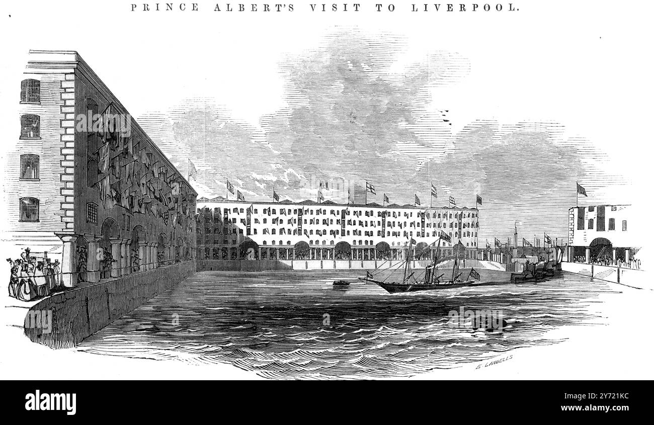 Liverpool docks 19th century Black and White Stock Photos & Images - Alamy