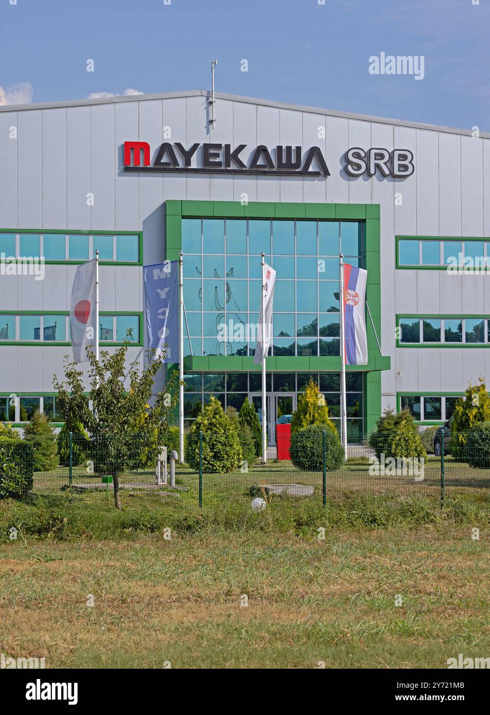 Smederevo, Serbia - July 17, 2024: Japanese Company Mayekawa Corporate ...