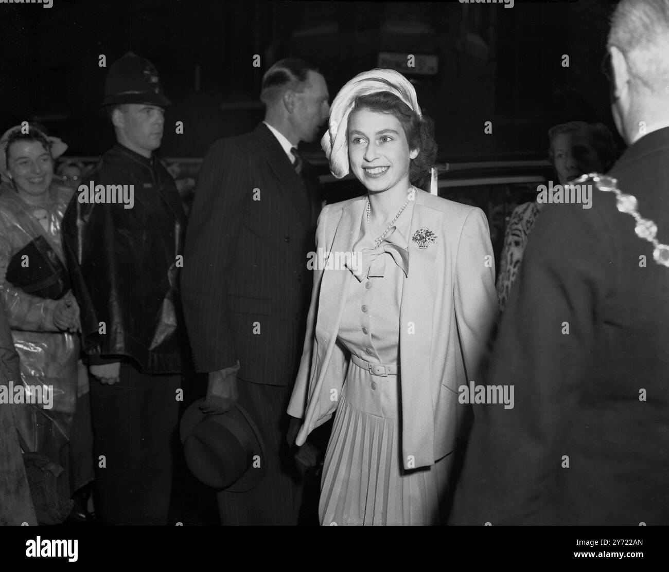 HRH Princess Elizabeth today attended the rally held by the Mothers ...