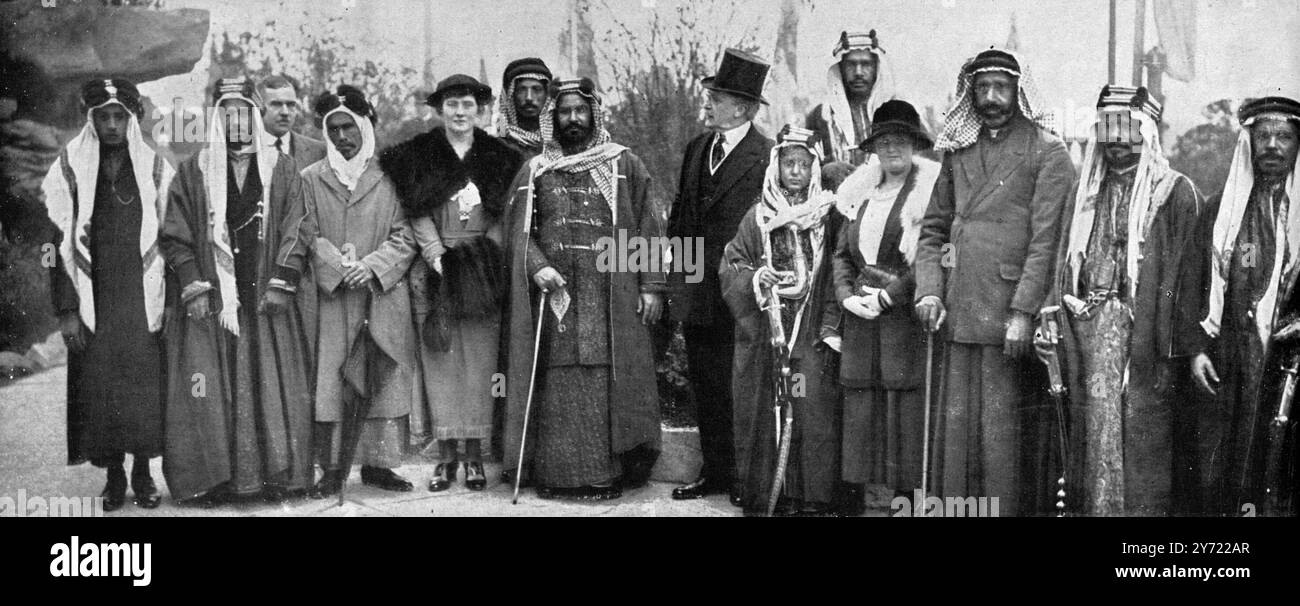 Seeing the sights of London : Some of the chiefs from central Arabia ...