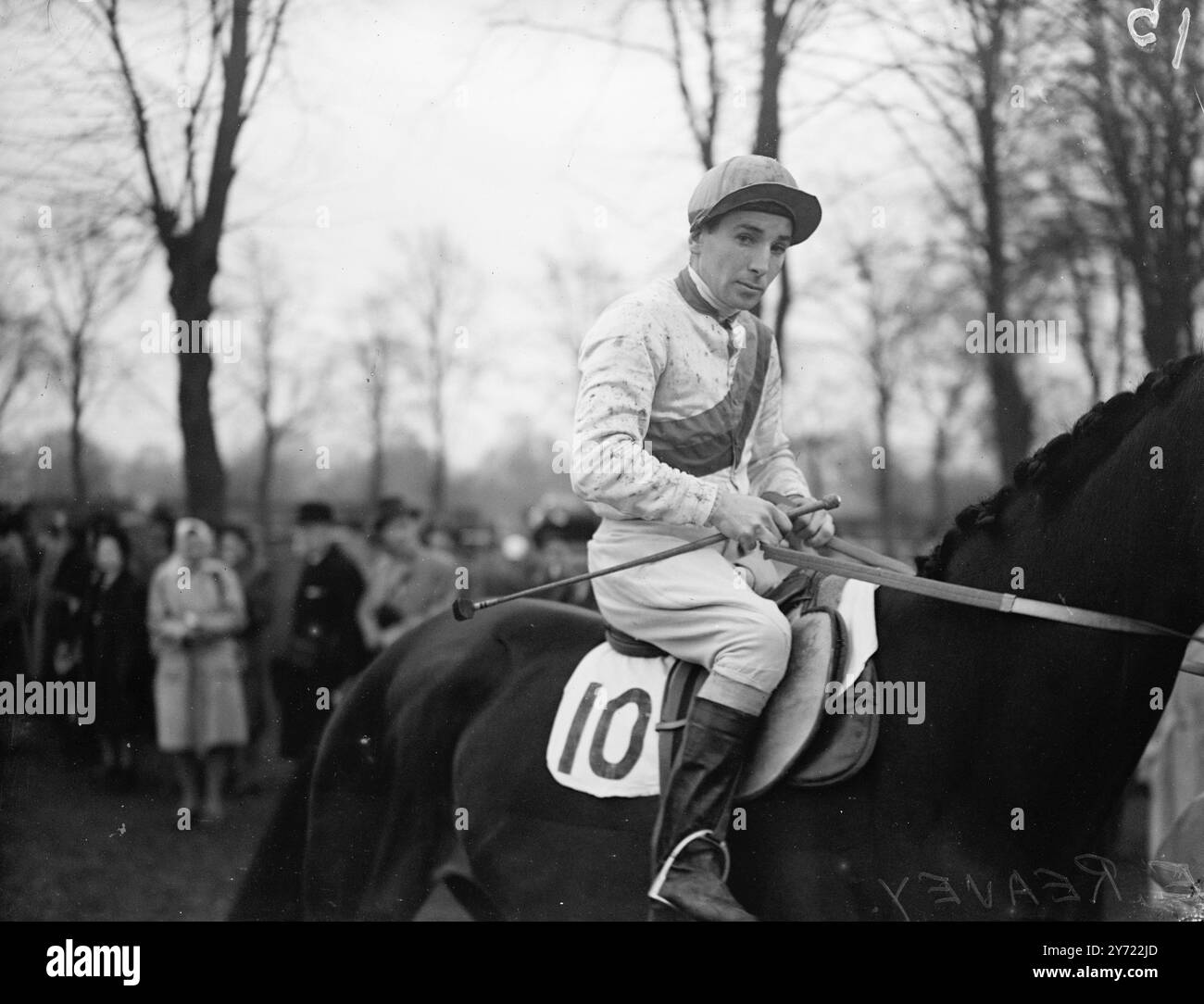 A Grand National Jockey. The well known steeple chasing jockey Eddie ...
