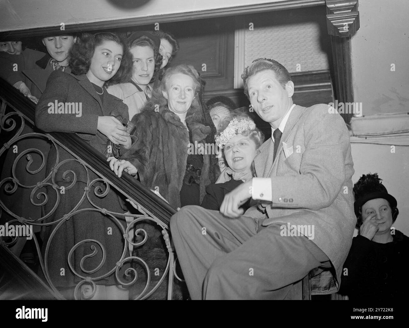 "Stairs for Danny" A battery of "stares" from members of the Women's ...