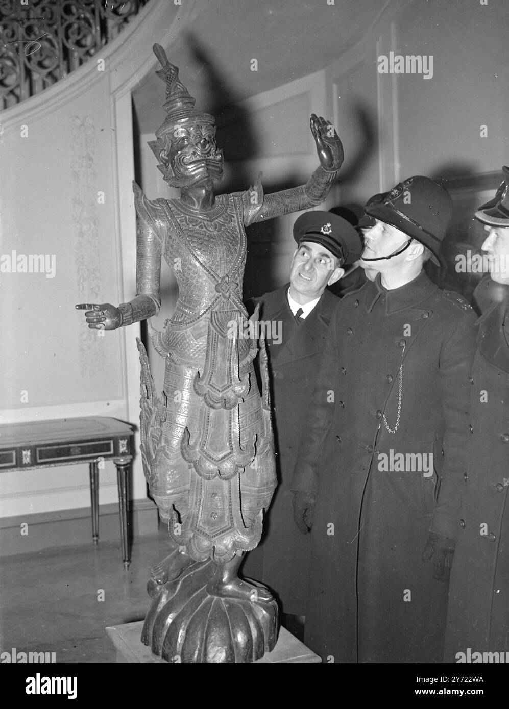 Idol Curiosity. The Burmese statue, possibly the goddess of traffic ...