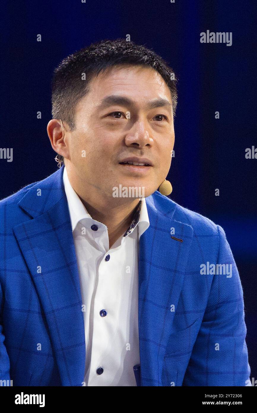 Torino, Italy. 26th Sep, 2024. Alfred Lin, Partner at Sequoia Capital ...