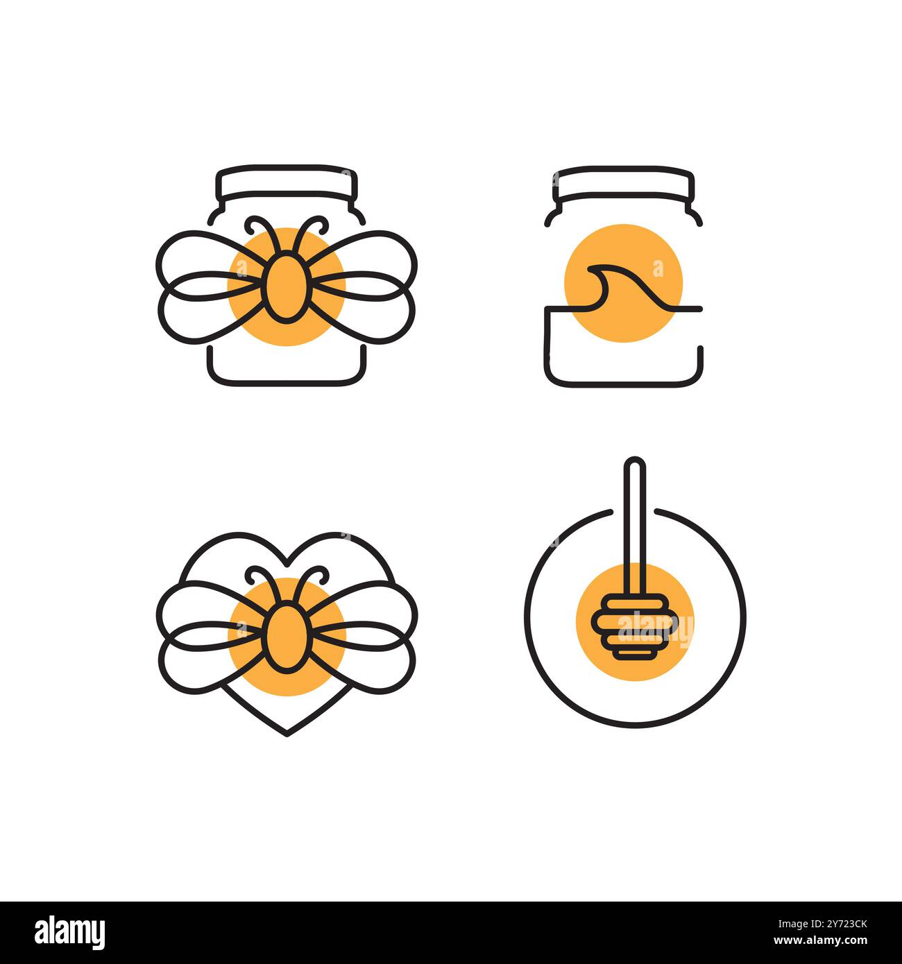 Bee colony vector vectors Stock Vector Images - Alamy