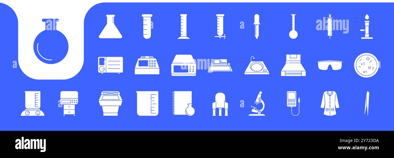 laboratory science tools icon vector designs Stock Vector Image & Art ...