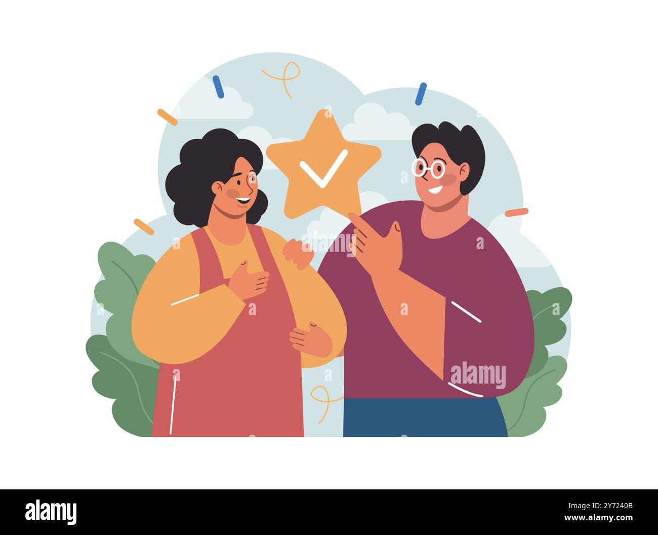 Group of people celebrating an overall victory. Teamwork or friends ...