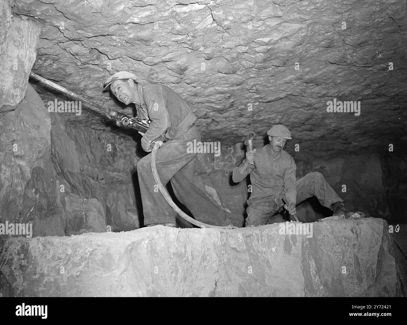 Ancient Purbeck Stone For Atomic Research Station. - - - - Blastproof ...