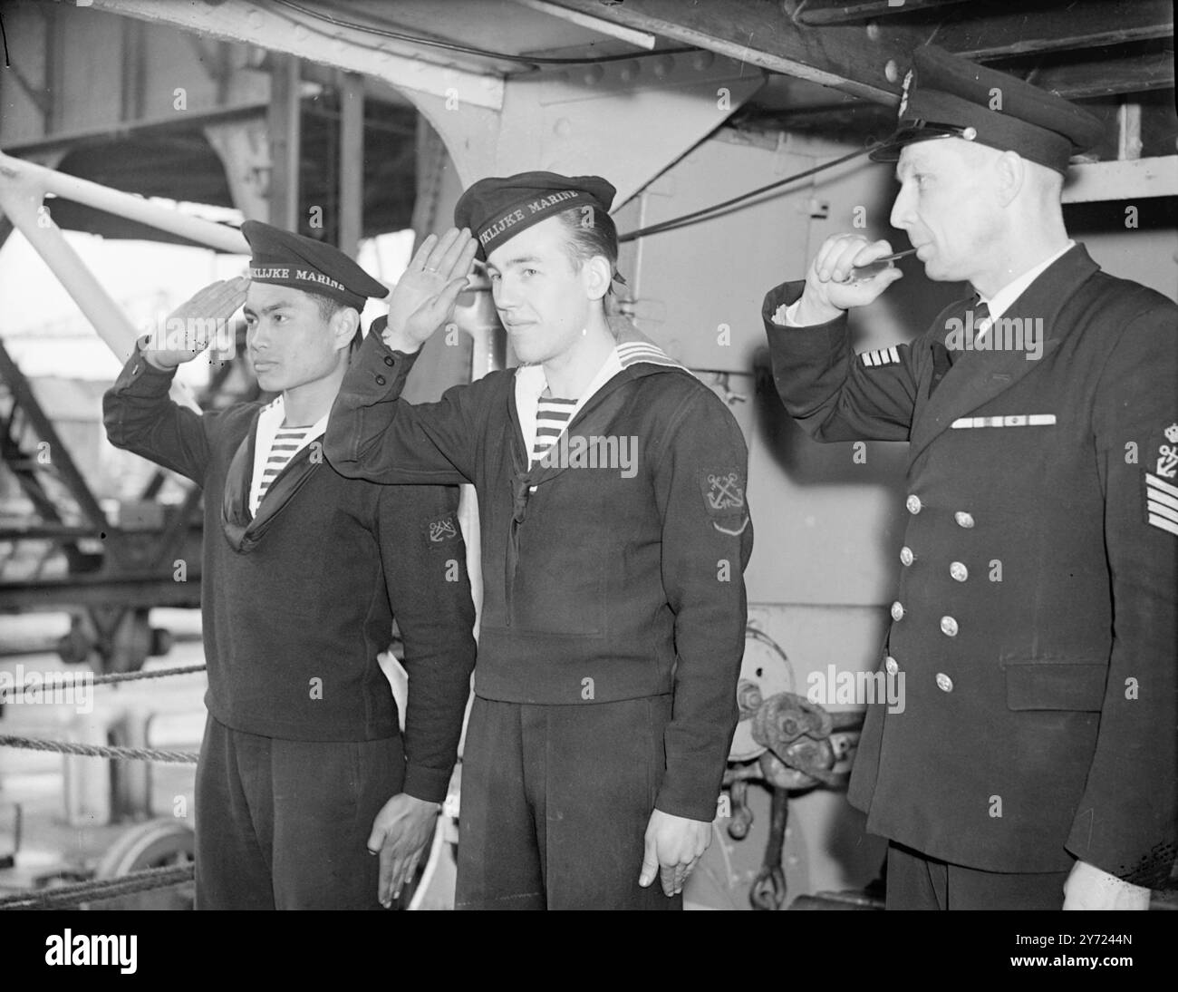 Piping aboard hi-res stock photography and images - Alamy