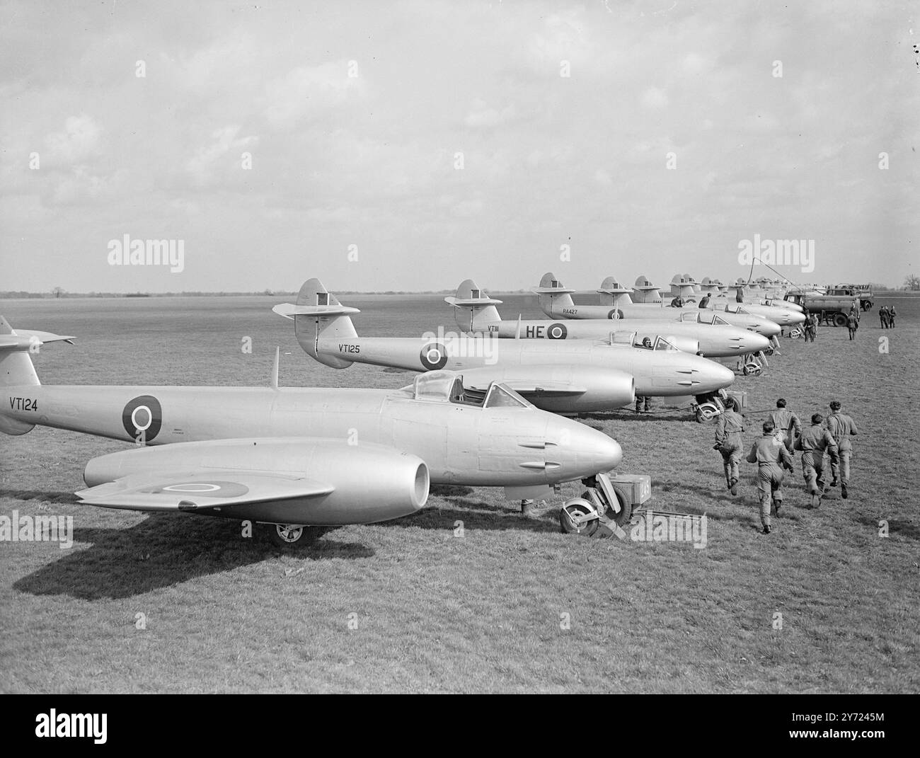 Equipped with the meteor IV jet fighter the fastest fighter in Squadron ...