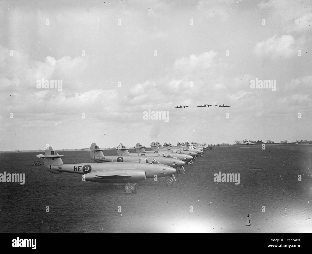 Equipped with the meteor IV jet fighter the fastest fighter in Squadron ...