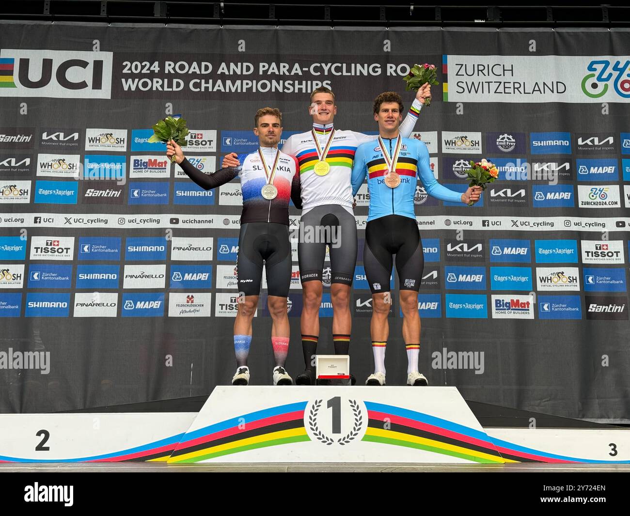 27 September 2024, Switzerland, Zürich: Cycling: World Championship ...