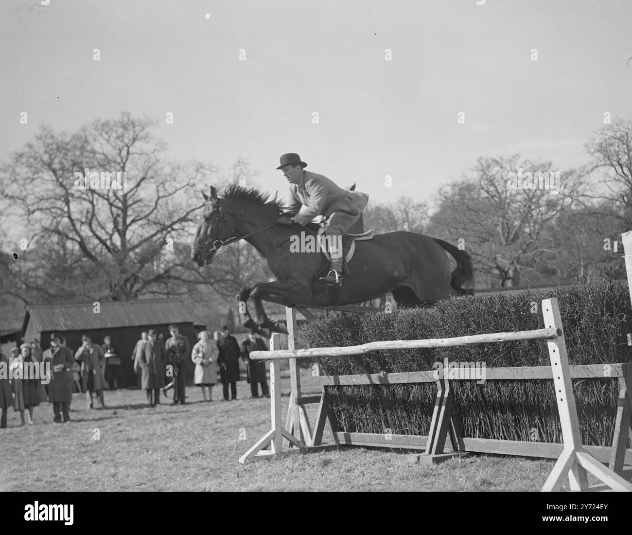 Foxhunter horse Black and White Stock Photos & Images - Alamy