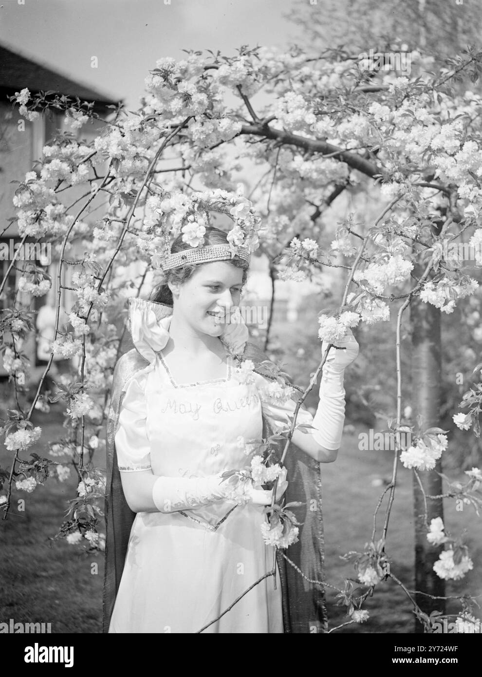 Traditional early-riser on May 1st will be 15 year old Shirley Edge, of ...