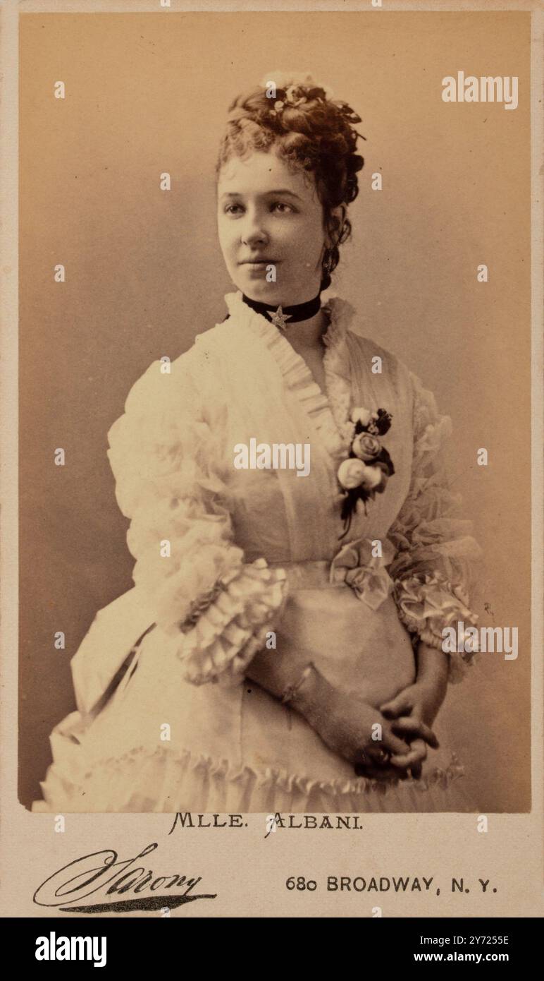 Vintage Portrait of Canadian Opera Singer Dame Emma Albani, born Marie ...