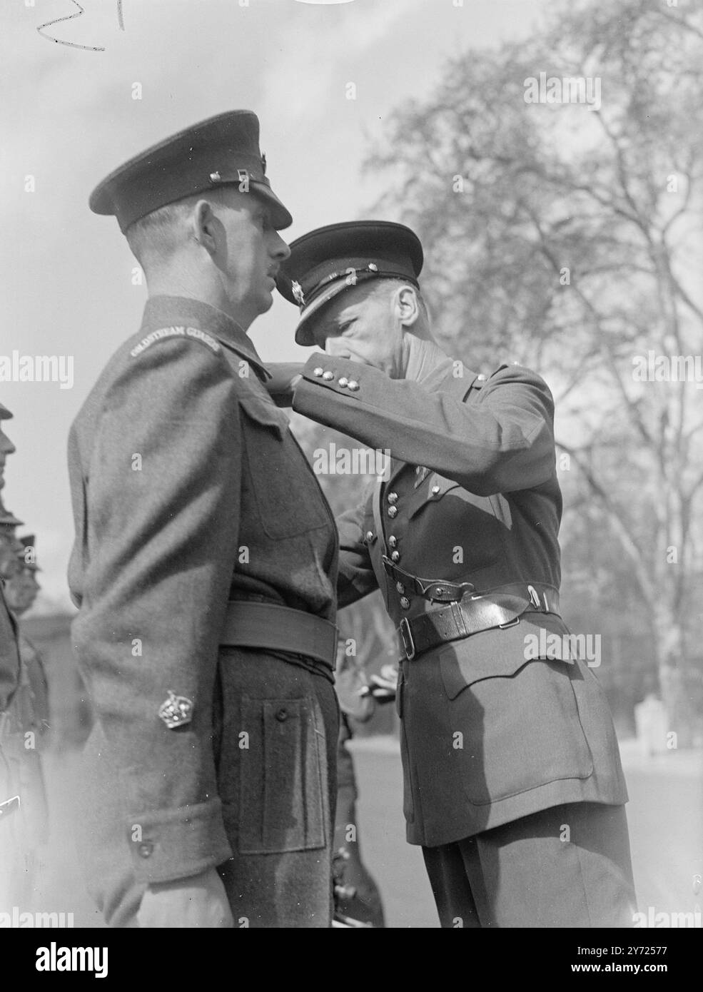 The 2nd Battalion the Coldstream Guards paraded at Wellington Barracks ...