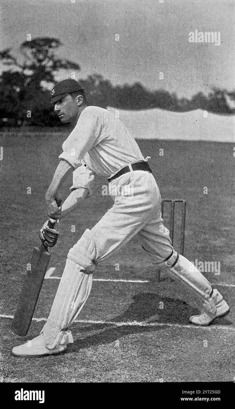 Batting: J. R. Mason driving to extra cover (John Richard Mason ...