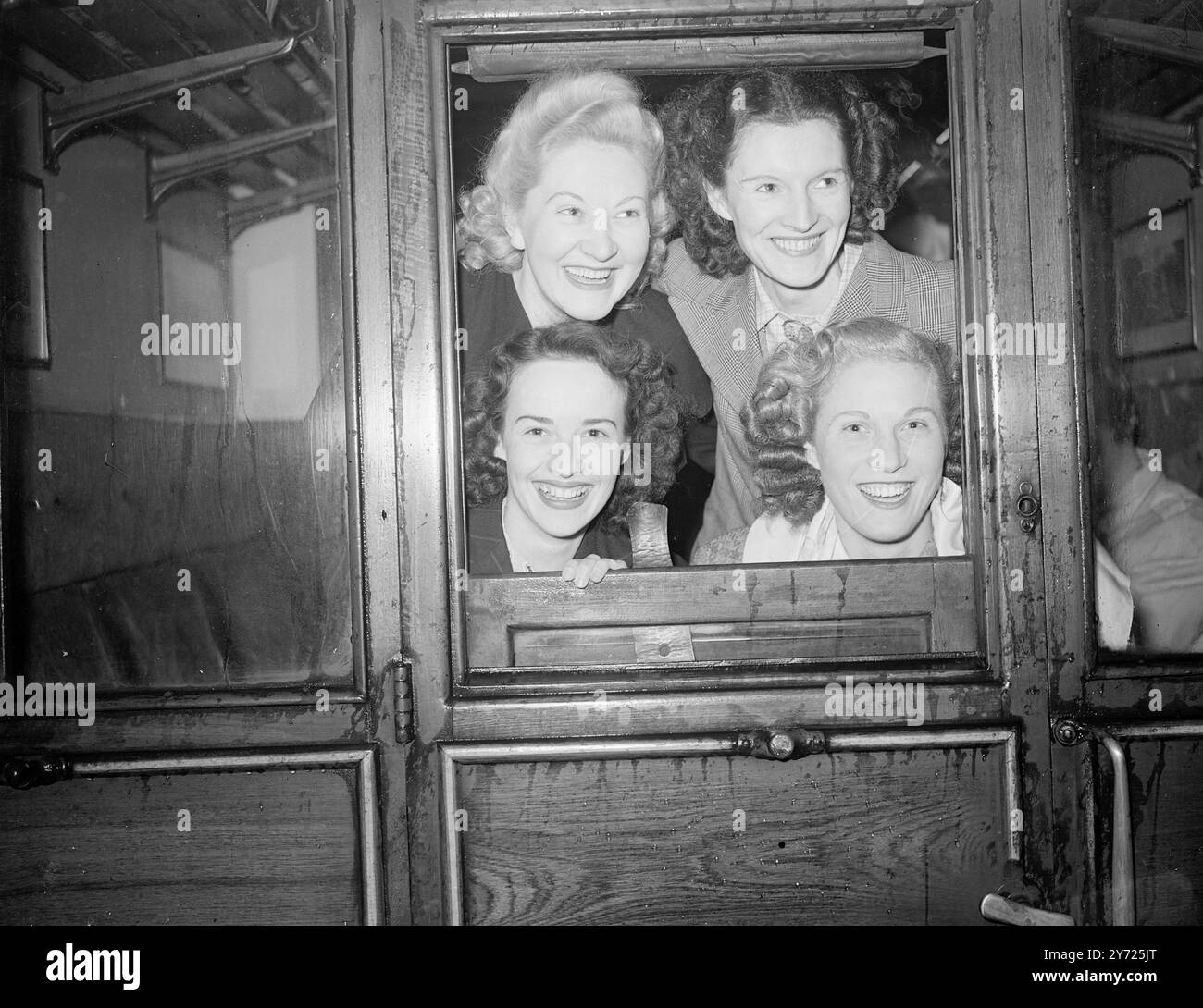Eight couples left Liverpool Station for Denmark, this morning, the ...
