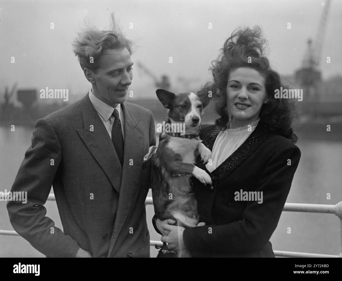 Film actor Rory McDermott, and his actress-wife Judy together with ...