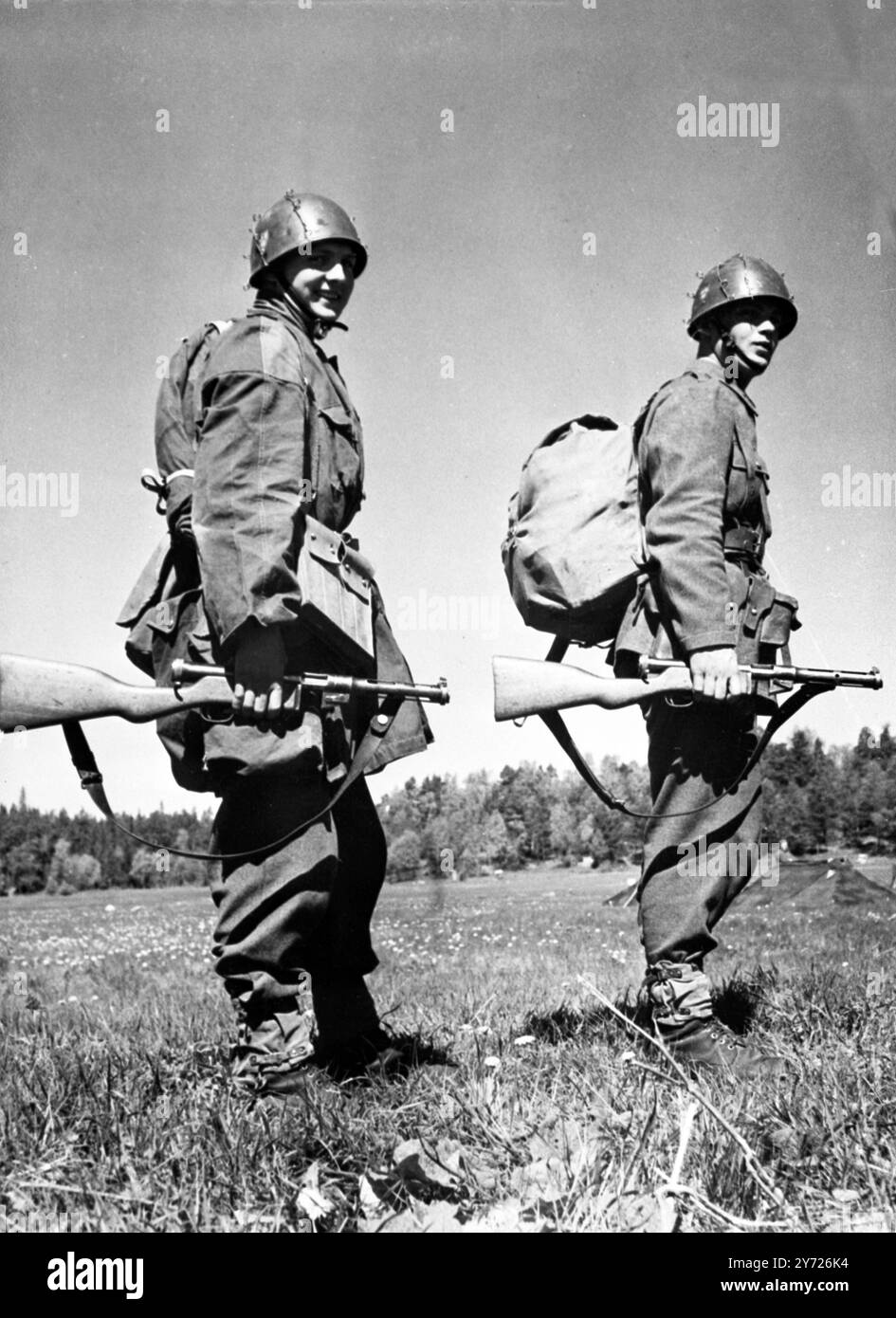 Some of the latest weapons being used in the Swedish Army were recently ...