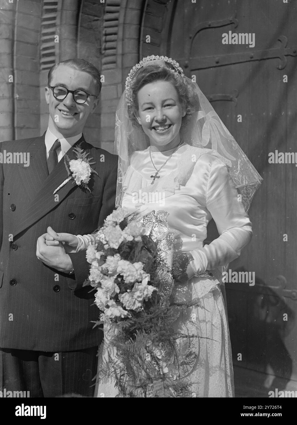 The wedding of Captain John Eric Neale, son of Mr and Mrs J.E Neale of ...