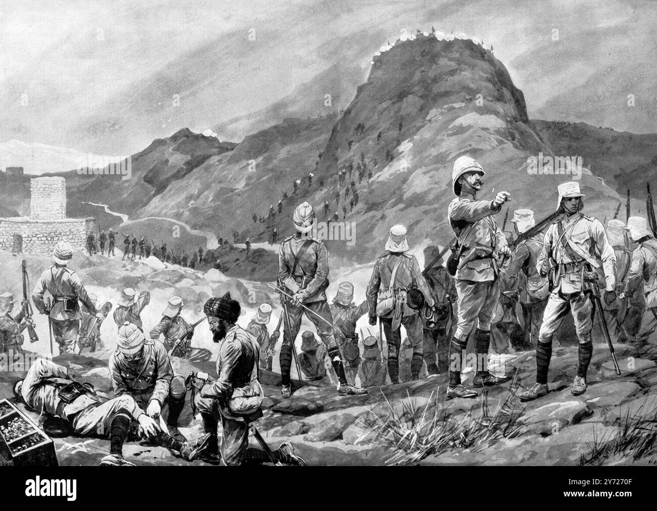 The Indian Frontier Rising - with General Yeatman Biggs 's column : The ...