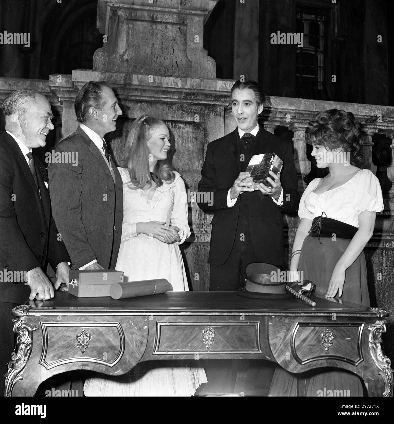 Pinewood, Bucks ; Christopher Lee , famous for his Dracula roles in ...