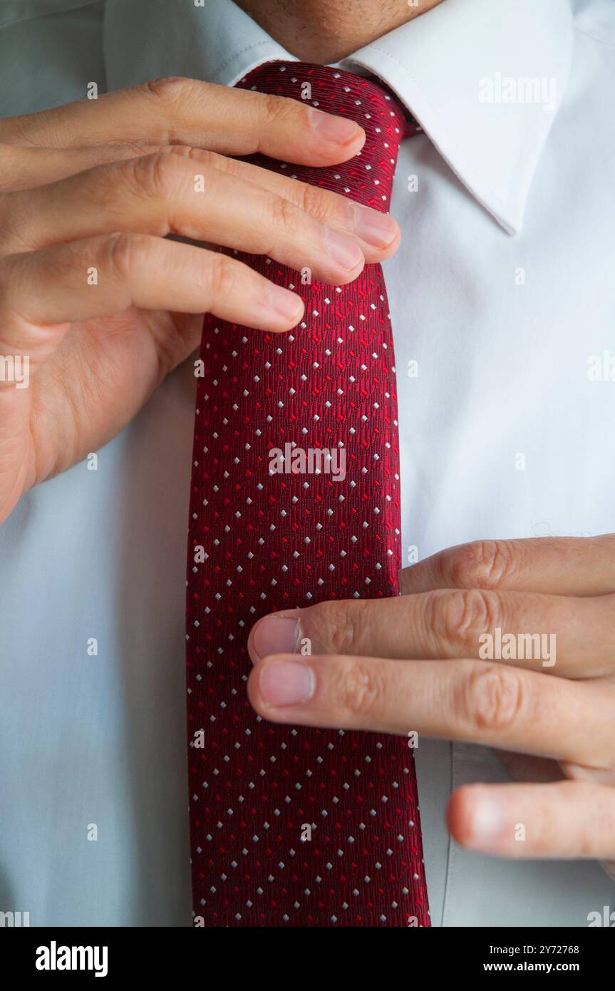 Perfect necktie close up hi-res stock photography and images - Alamy