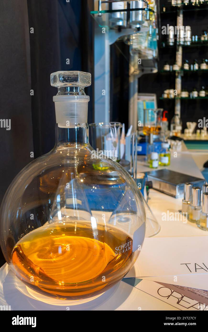 Paris, France, View inside, French Perfume, Industry Exposition in ...