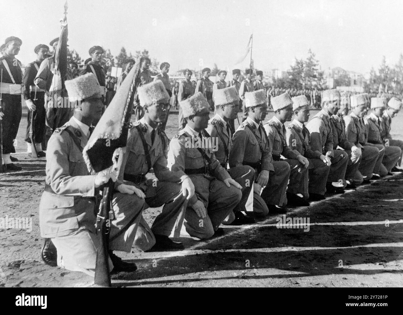 Lebanese arabs line up against Palestine jews .Arabs throughout the ...