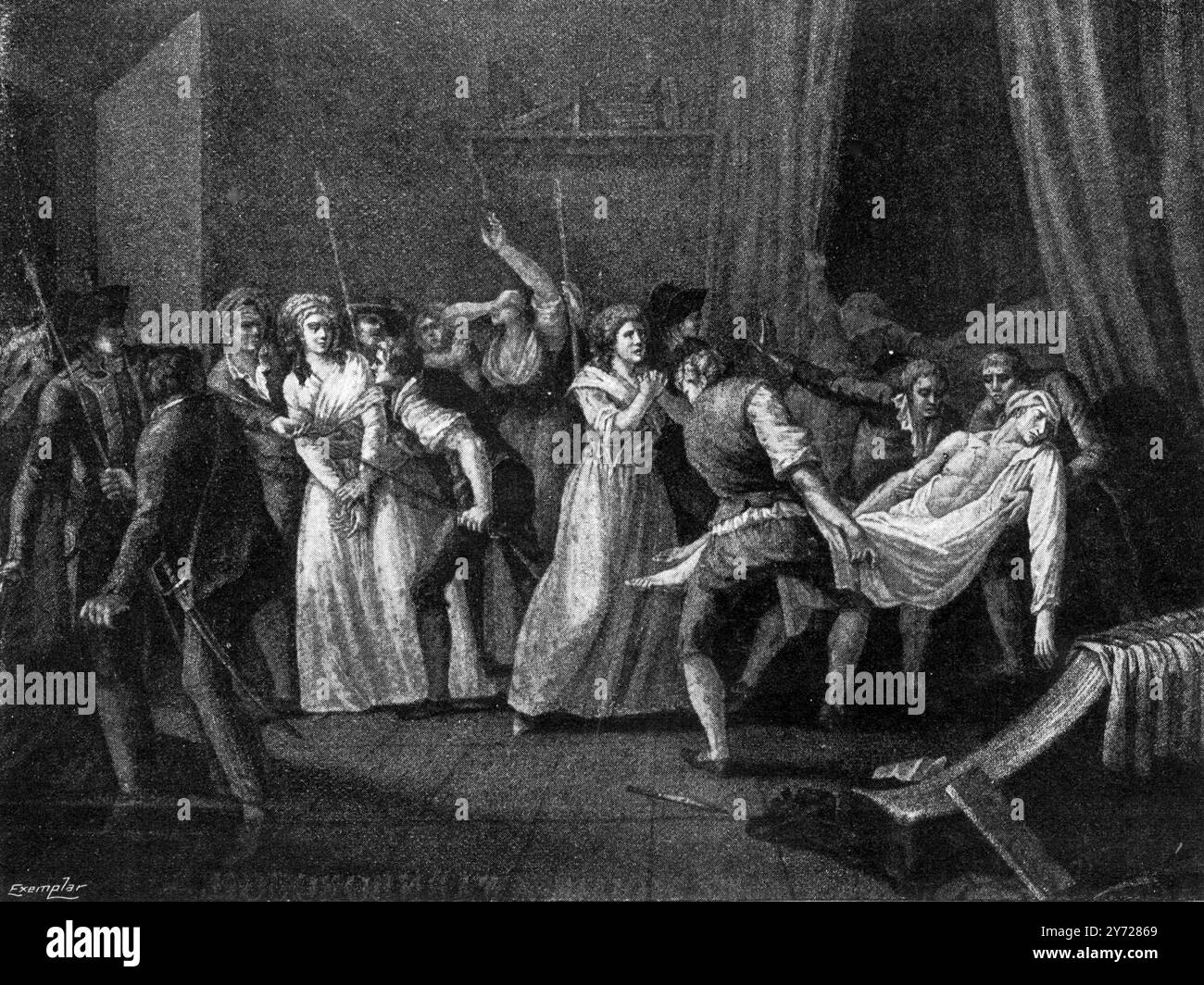 Marat assassination hi-res stock photography and images - Alamy