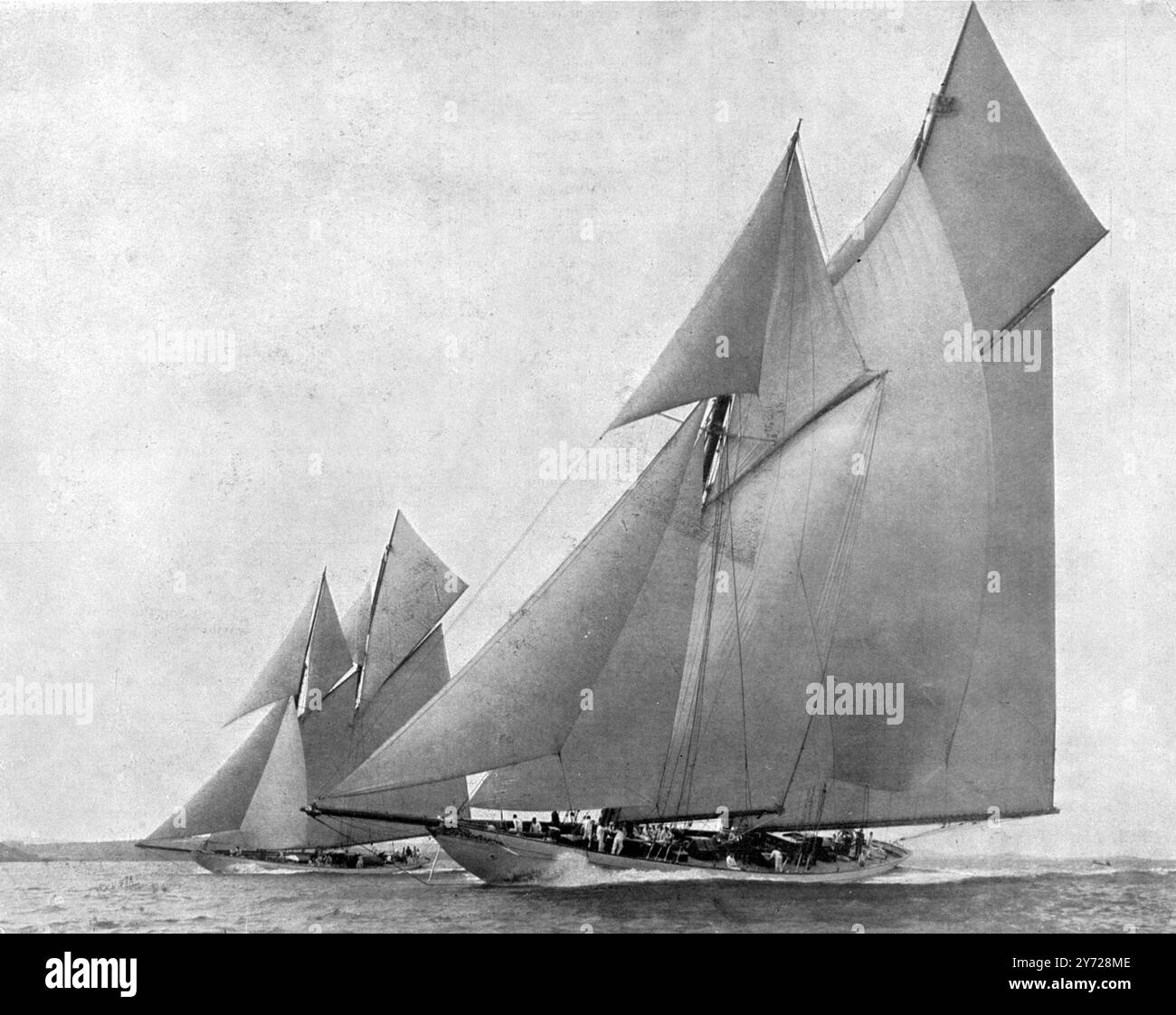 Giants among racing Yachts ; vessels of 23 metres and over racing in ...