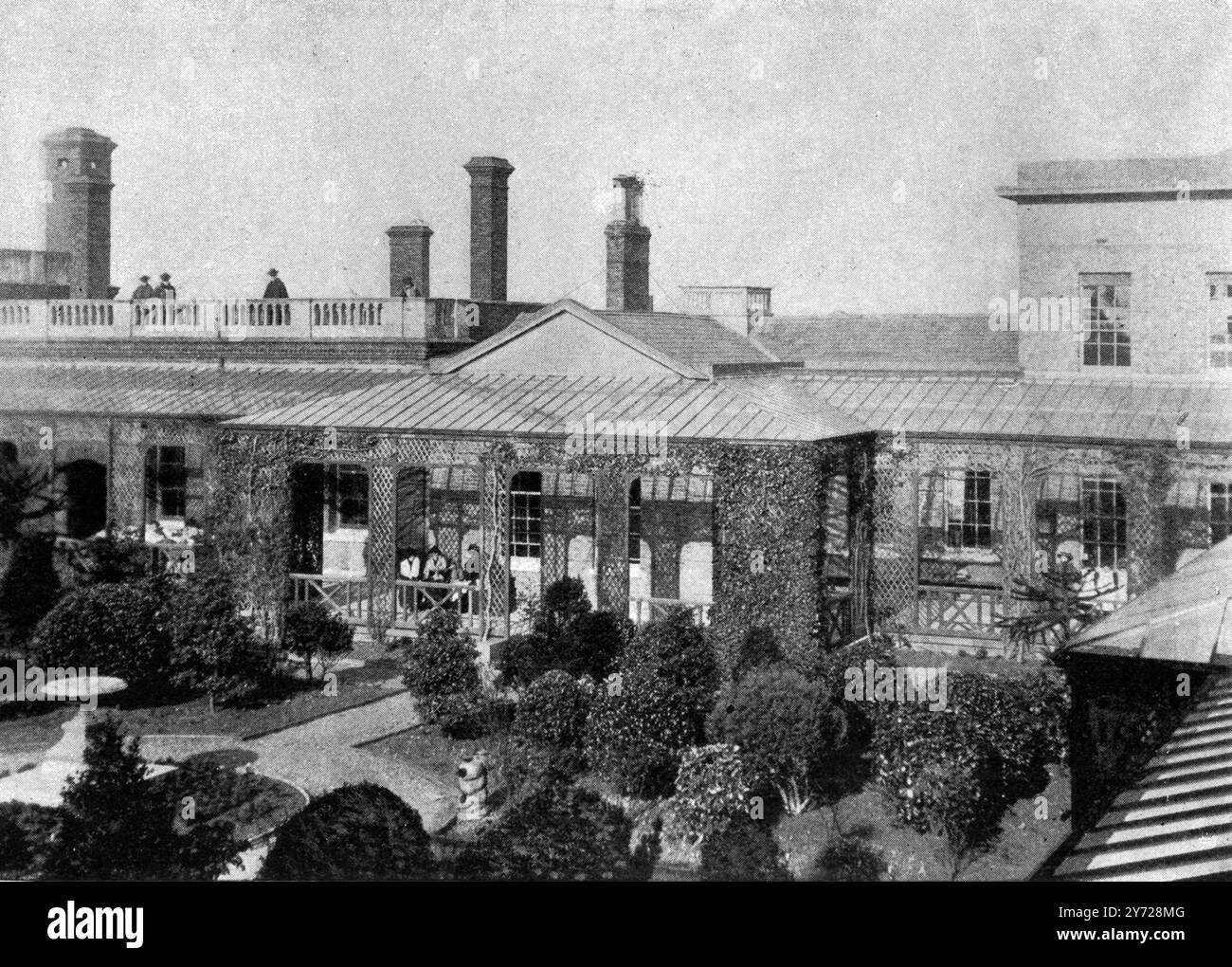 Royal Sea Bathing Hospital , Margate , Kent , seen here the quadrangle ...