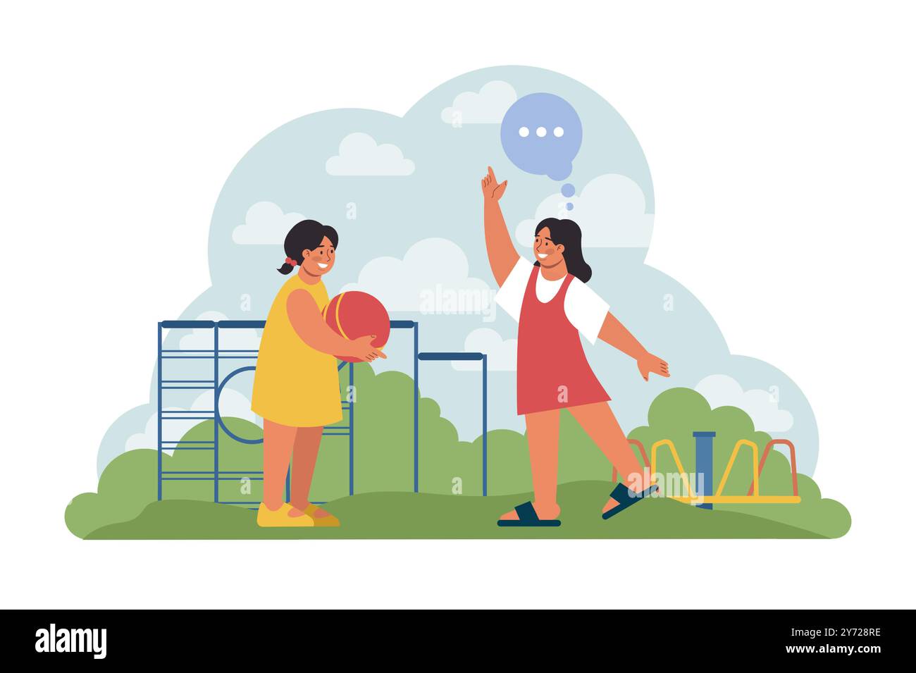 Children exploring nature on summer holidays. Active outside leisure ...