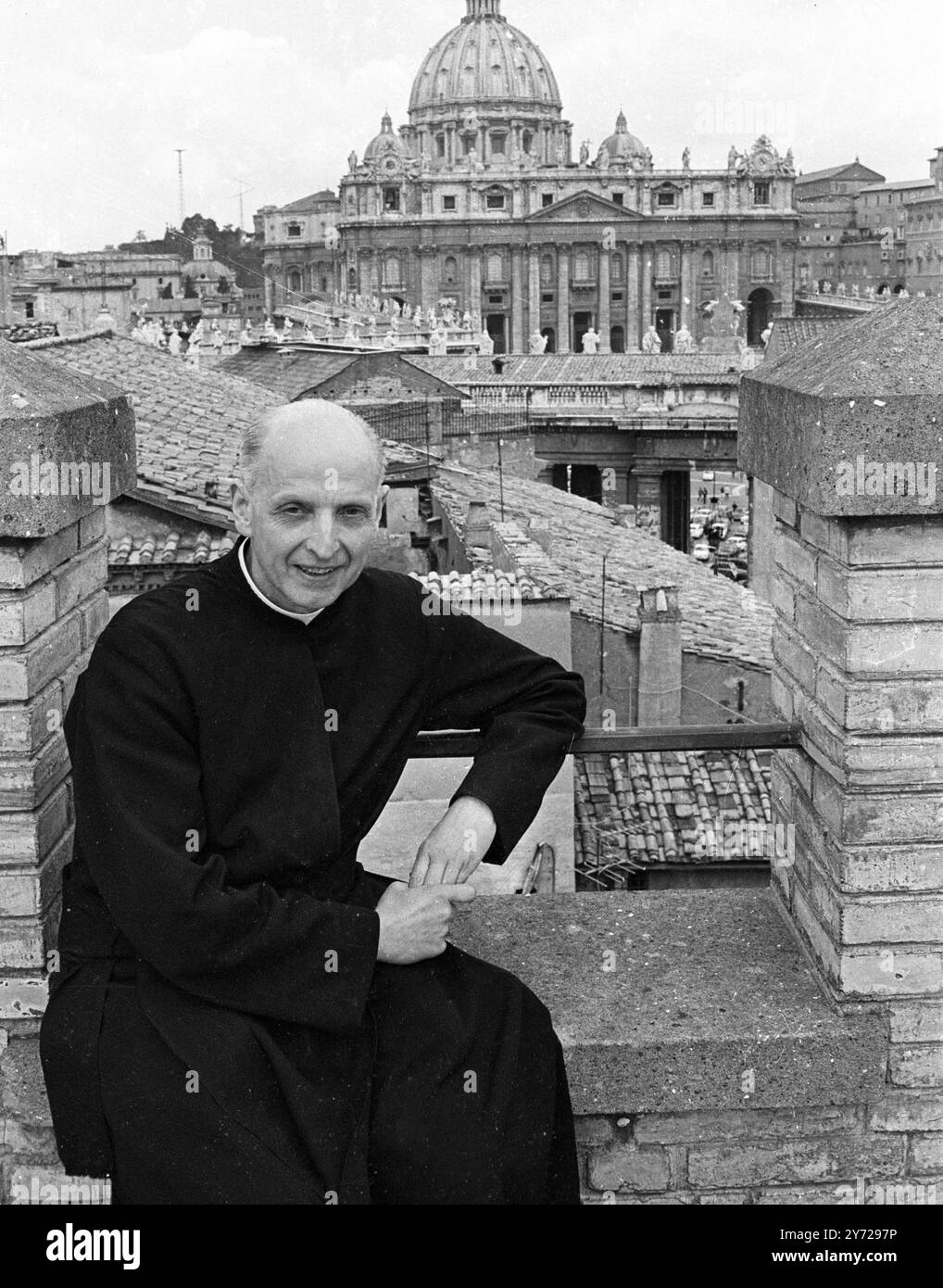 Spanish born Father Pedro Arrupe , the Jesuit elected as new " Black ...