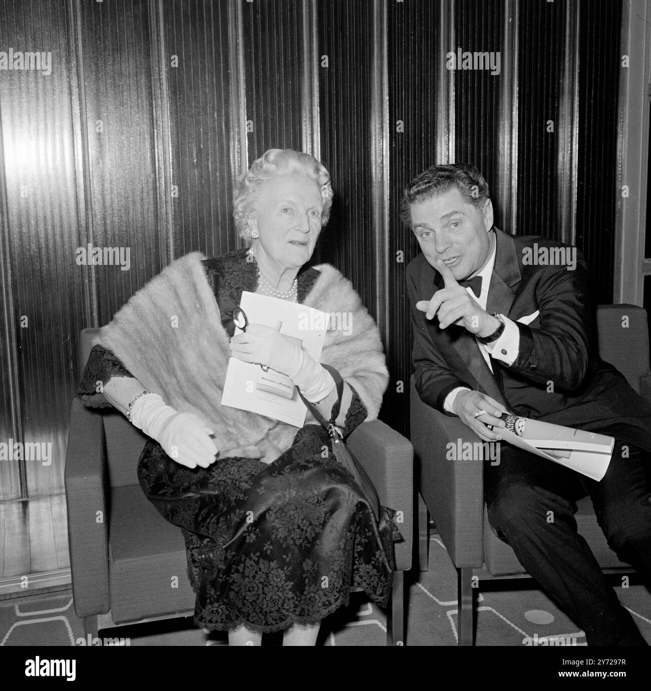 Family movie premiere Black and White Stock Photos & Images - Alamy