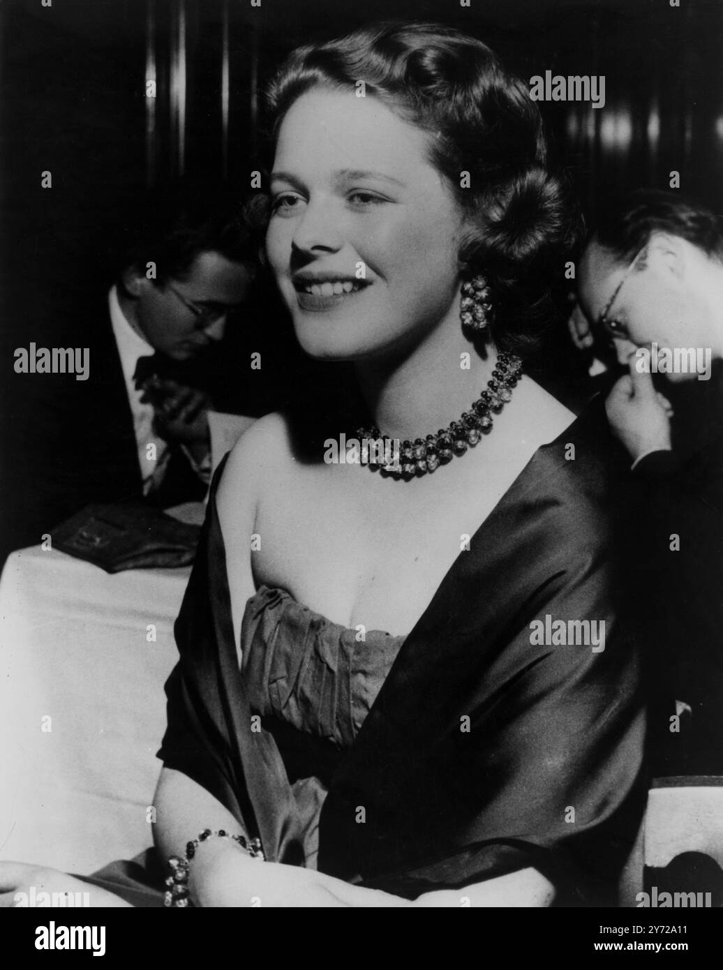 Beautiful guest at the Chelsea Red Cross Ball at Chelsea Town Hall ...