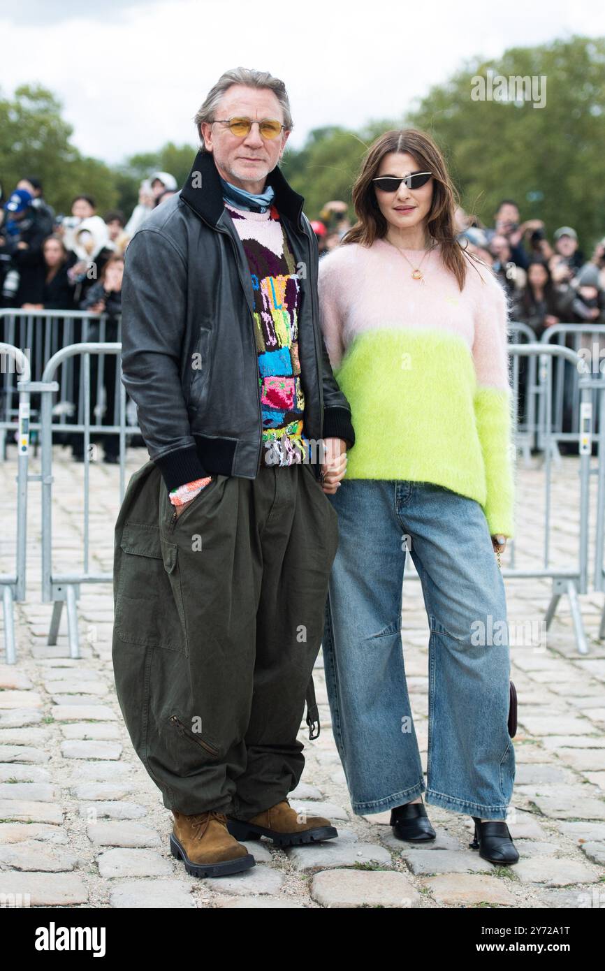 Paris, France. 27th Sep, 2024. Daniel Craig and Rachel Weisz attending ...