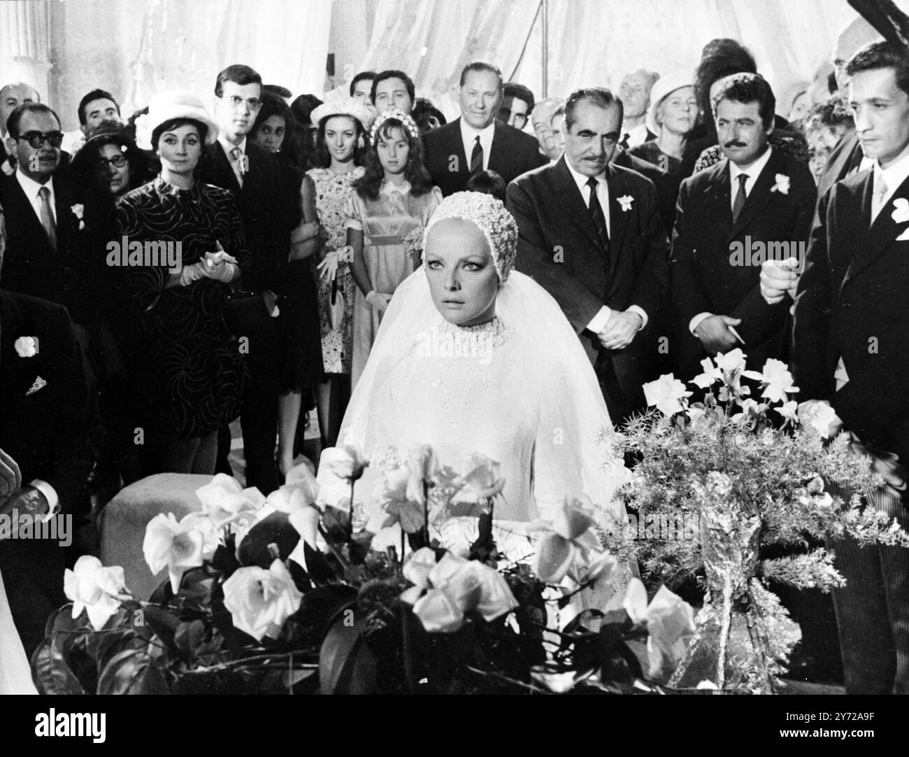 Italian actress Virna Lisi in a scene from the film " Better a Widow ...